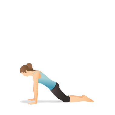 Yoga Pose: Plank on the Knees | Pocket Yoga